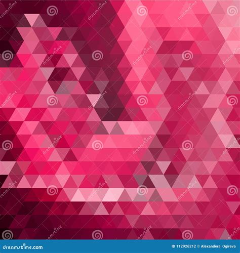 Colorful Abstract Geometric Background With Triangular Polygons Stock