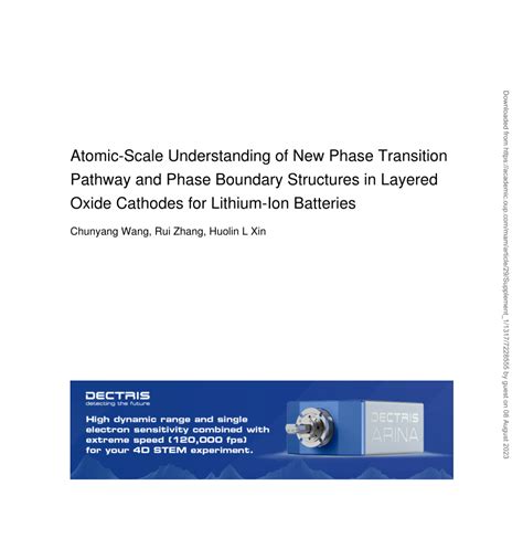 Pdf Atomic Scale Understanding Of New Phase Transition Pathway And Phase Boundary Structures