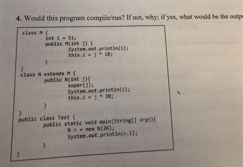 Solved The Output Chegg Com