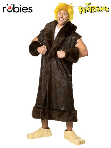 Barney Rubble Deluxe Costume Adult Rubies Deerfield