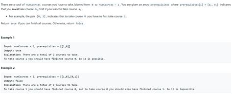Course Schedule Leetcode 207 Try Solving The Problem Before By
