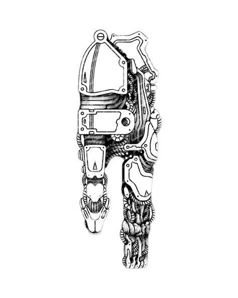 Hand Cyberpunk Tattoo Techwear Official