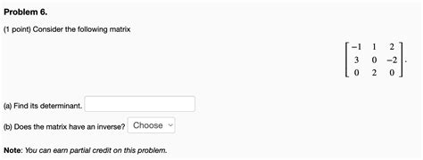 Solved Problem 6 1 ﻿point ﻿consider The Following
