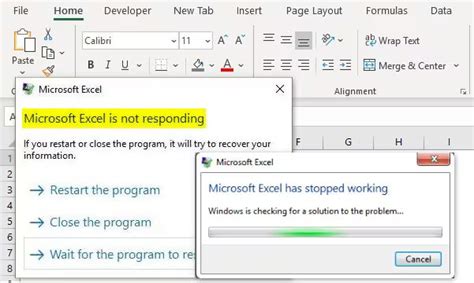 Troubleshooting Excel What To Do When Excel Is Not Responding A