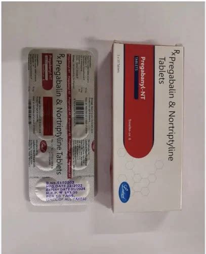Pregabalin Nt 75 Mg At ₹ 250 Stripe Nervite In Nagpur Id 2854094706173
