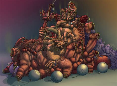 Rule 34 1boy Amalgamation Avian Balls Big Hair Body Horror Bruitous