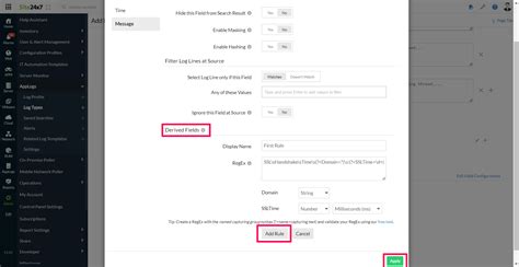 Derived Field Support Online Help Site24x7