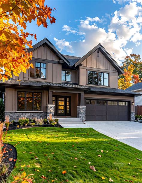 25 Exterior Taupe House Color Combinations For A Timeless Look