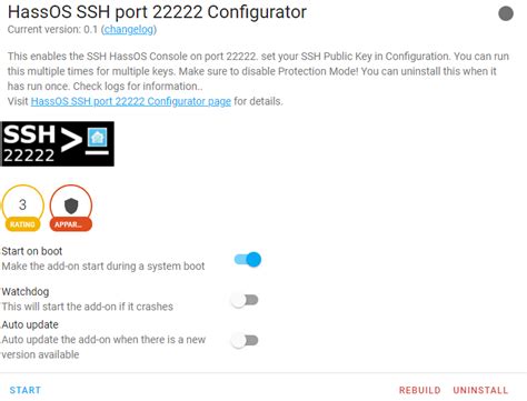 🆕[add On] Hassos Ssh Port 22222 Configurator Home Assistant Os Home Assistant Community