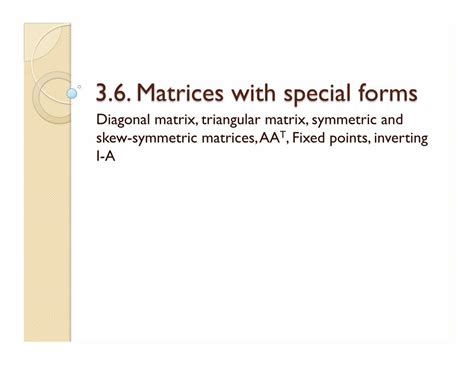 pdf diagonal matrix triangular matrix symmetric and skew dokumen tips