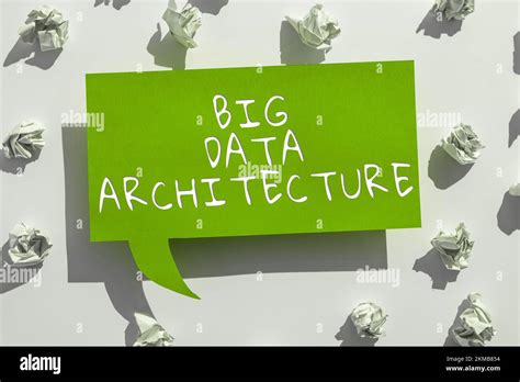 Text Caption Presenting Big Data Architecture Internet Concept