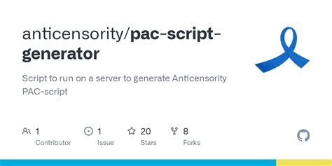 Github Anticensoritypac Script Generator Script To Run On A Server To Generate Anticensority