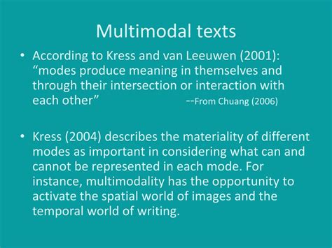 Ppt Multimodality And Visual Rhetoric Powerpoint Presentation Free