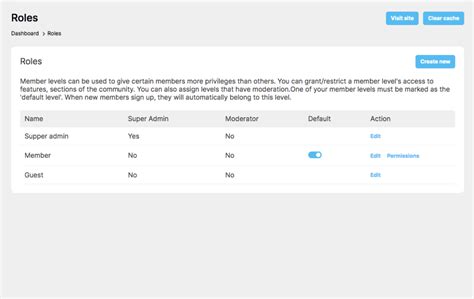 Role Settings ShaunSocial