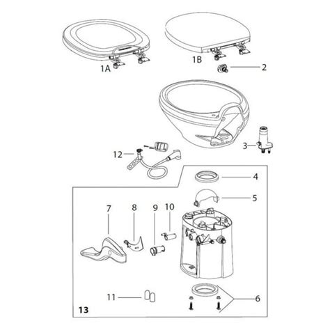 Thetford Rv Toilet Parts In Rv Toilet Parts