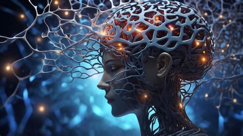 Premium Ai Image Mapping Brain Constellations