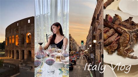 Vlog 이탈리아여행 브이로그🇮🇹 로마에서 야경 버스투어하고 쇼핑하고로마호텔추천 토스카나 와이너리추천🍷시에나