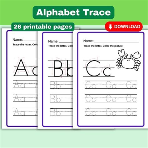 Upper Case Dot Worksheets Etsy
