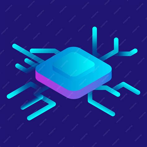 Premium Vector Smart Chip Icon Isometric Of Smart Chip Vector Icon