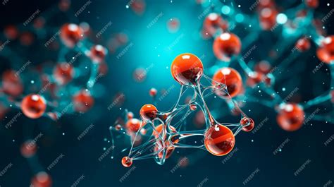 Premium Ai Image Molecular Connection Of Dna Generative Ai