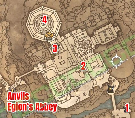 Blades Of Fire Forgers Anvil Egions Abbey Locations