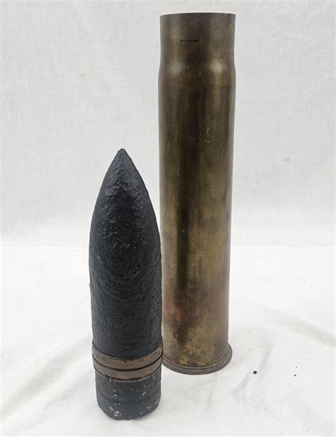 Ww1 British 6pr Shell Inert Male Mk I Tank Sally Antiques