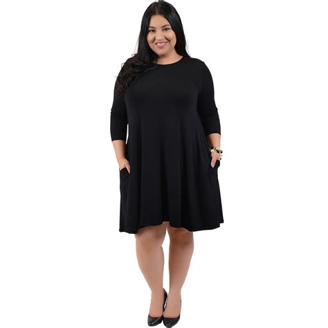 Tunic Dresses For Plus Size Stylized Side