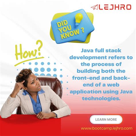 lejhro bootcamp on linkedin javafullstack development webapplications frontend backend…