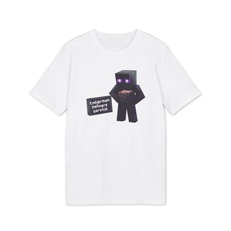 Gms Enderman Delivery Service T Shirt Funny Minecraft Shirt Gaming T