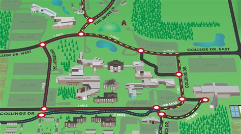 Svsu 3d Running Map Behance