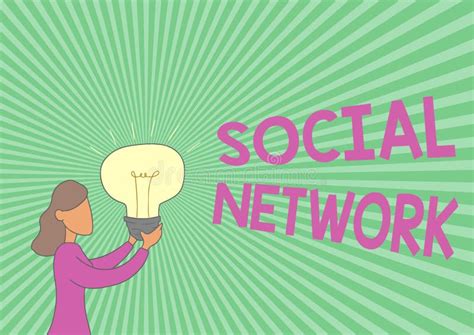 Hand Writing Sign Social Network Concept Meaning A Framework Of Individual Linked By