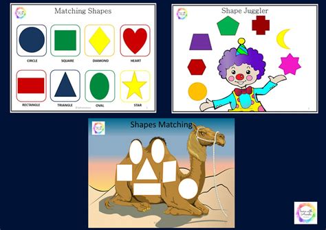 Shapes Matching Worksheet PDF Learnwithaanshi