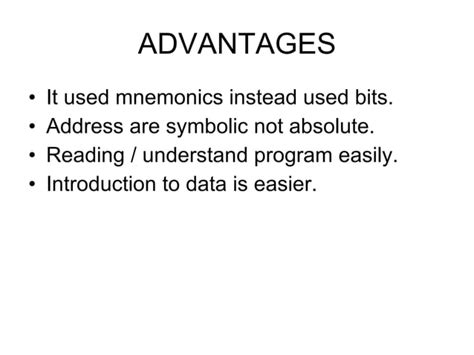 Assembler Ppt Programming Languages Computing