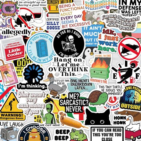 200 Pcs Funny Stickers For Adults Dirty By Puraesla