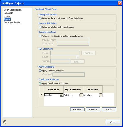 Applying Conditional Attributes