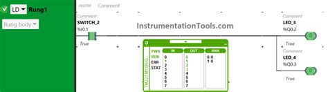 Plc Program Example On Multiple Leds Using Set Coil