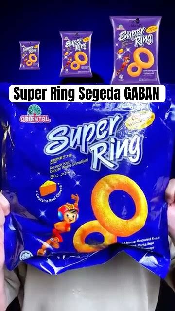 Makan Super Ring Kecilsedangbesar Shorts Snacks Youtube