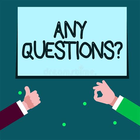 Word Writing Text Any Questions Question Business Concept For You Say
