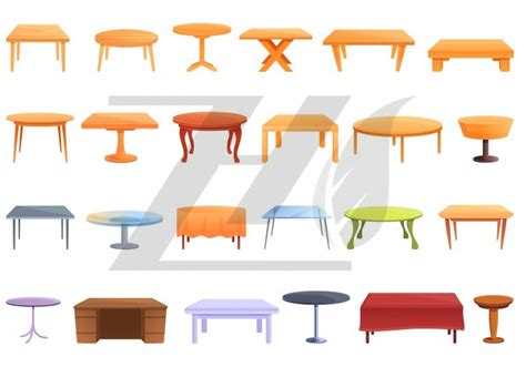 دانلود مجموعه آیکون های کارتونی طرح میز دانلود رایگان فایل لایه باز، Psd، وکتور، لوگو و موکاپ