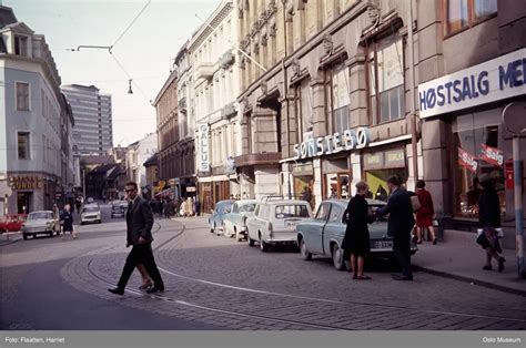 Pilestredet Fra Professor Aschehougs Plass Oslo Museum Digitaltmuseum