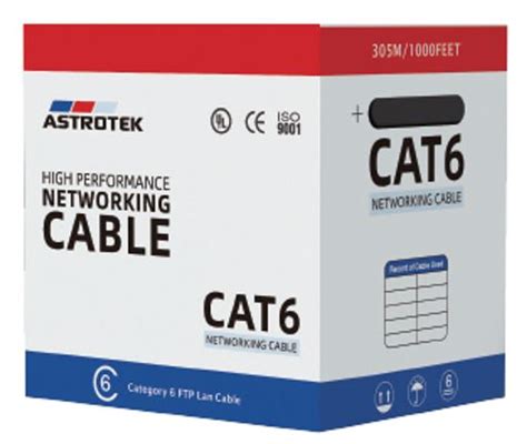 Atp Bluf6 305m Astrotek Cat6 Ftp Cable 305m Roll Blue Full 055mm