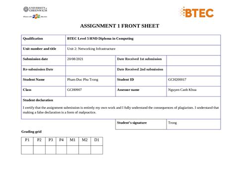 Assignment 1 Networking Docsity