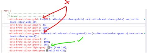 Color With CSS Custom Properties Do Not Display Preview Issue 10