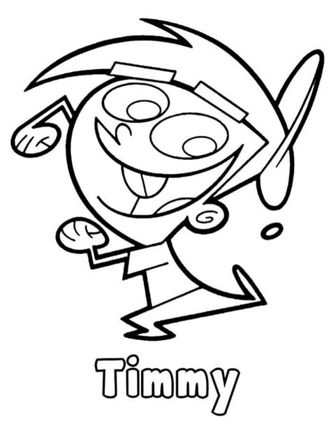 Timmy Turner Coloring Pages