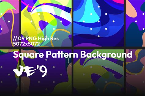 Various Shape Patterns Ve9 Graphic By Naufal Milan Design · Creative