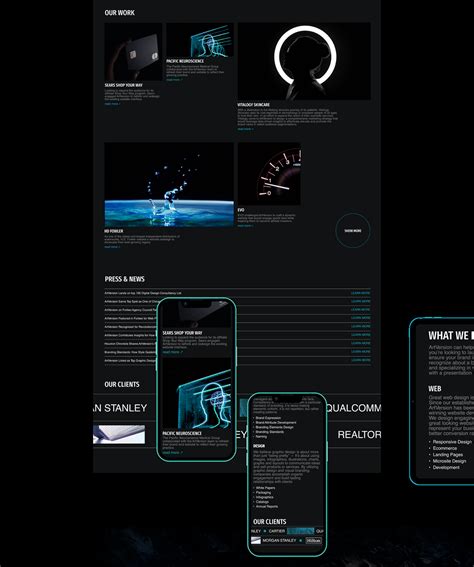 Artversion Creative Agency Redesign Concept On Behance