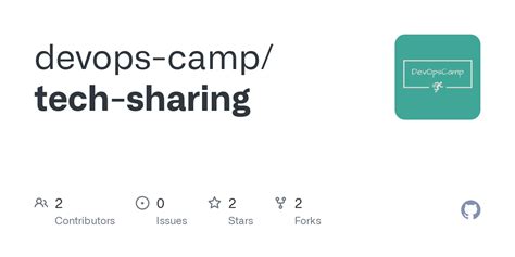 github devops camp tech sharing