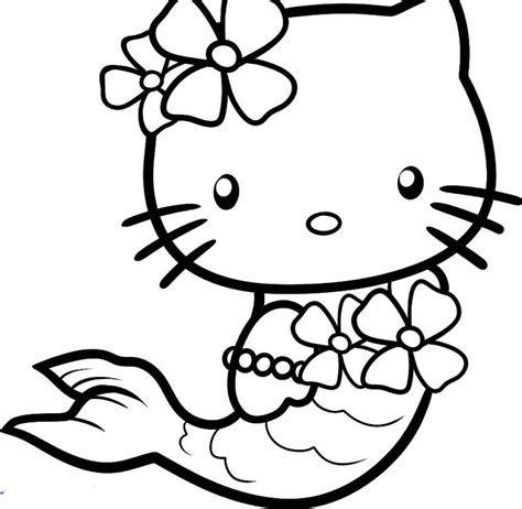 Hello Kitty Pictures Black And White Clipart Best