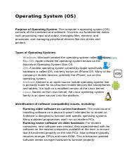 Purpose Of An Operating System Unfinished Docx Operating System OS Purpose Of Operating System