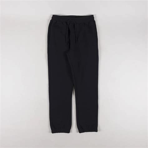 Power Goods Mens Super Weight Tracksuit Joggers Bottoms Black